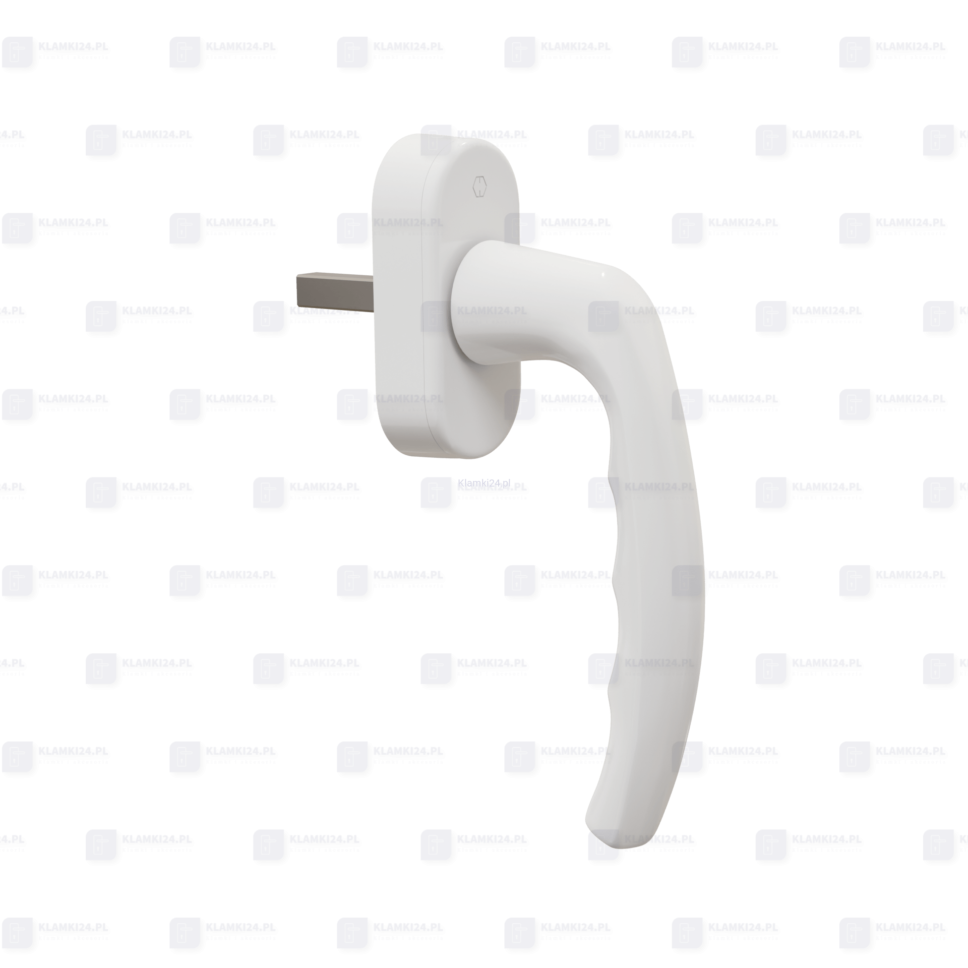 HOPPE Atlanta - Klamka okienna Secustik z aluminium, kolor biały Kup ...